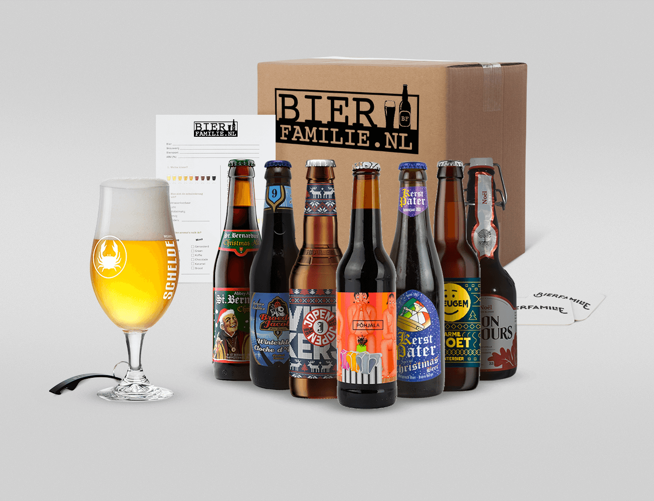 Bierpakket Kerst - 6 bieren | Bierfamilie.nl